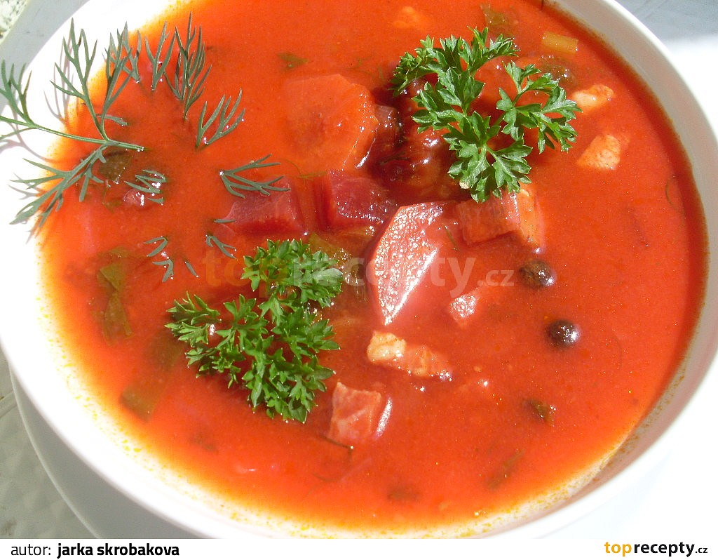 Klasický ruský boršč recept - TopRecepty.cz