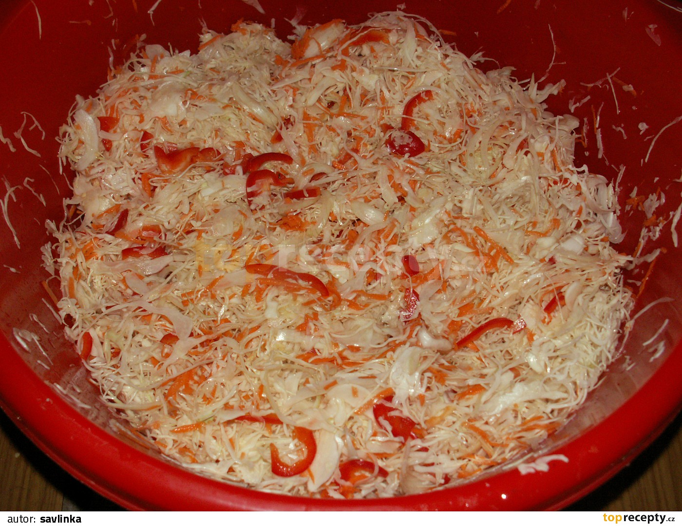 ČALAMÁDA - zelí, mrkev, papriky recept - TopRecepty.cz