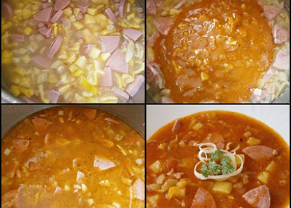 Gulášová polévka s použitím šťávy z guláše recept - TopRecepty.cz