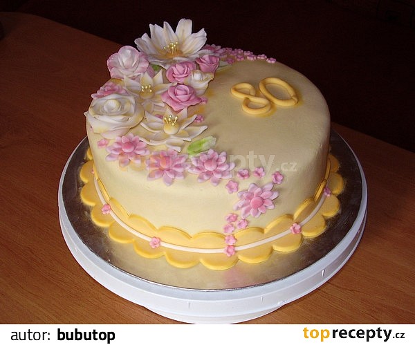 Kytičkový dort recept - TopRecepty.cz