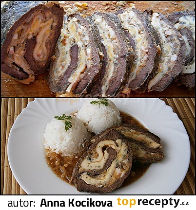 Masová roláda s cibulovo “celestýnskou“ náplní recept - TopRecepty.cz