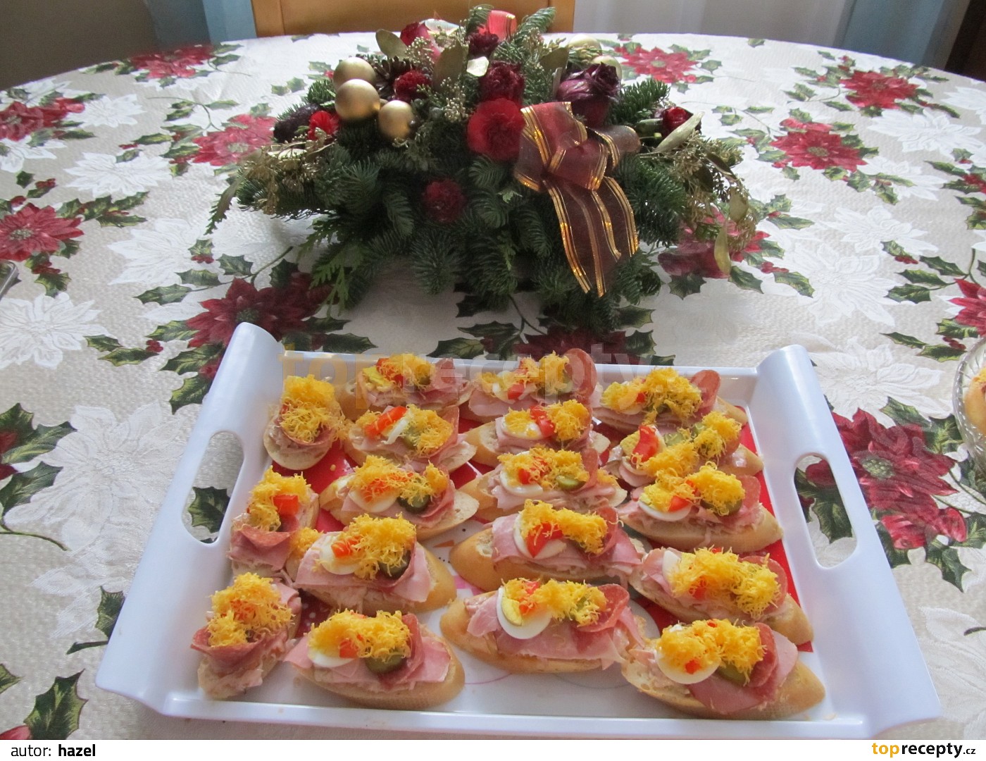 Moje obložené chlebíčky recept - TopRecepty.cz