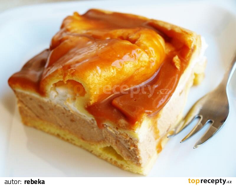 Karamelový větrník na plech - TopRecepty.cz