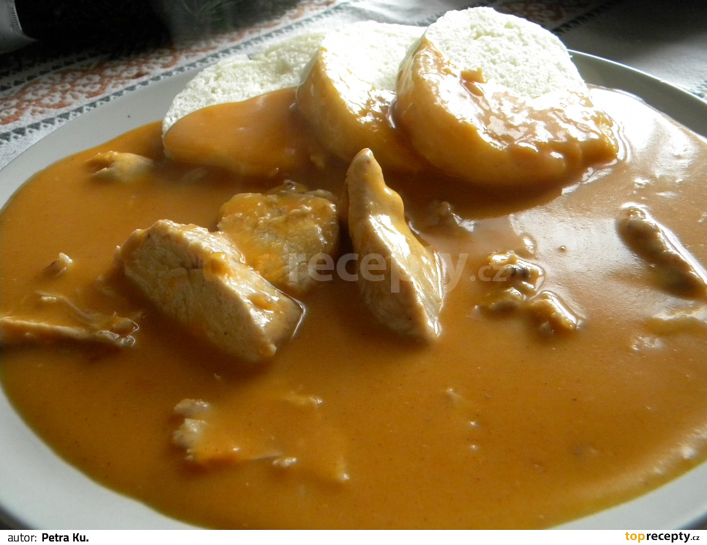 Kuře na paprice - TopRecepty.cz