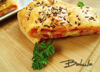 Slaný tvarohový závin II. recept - TopRecepty.cz