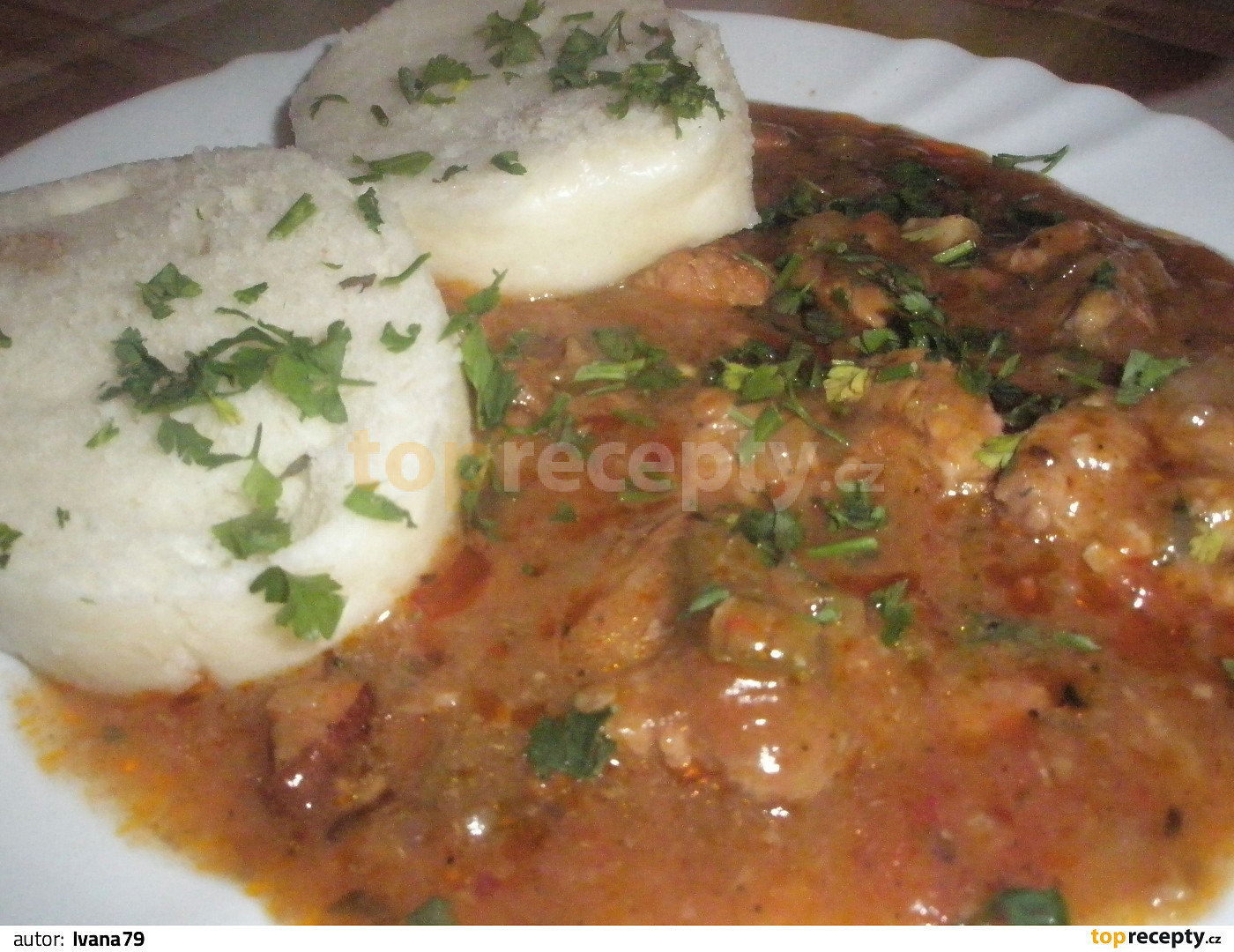 Vepřové maso po srbsku recept - TopRecepty.cz