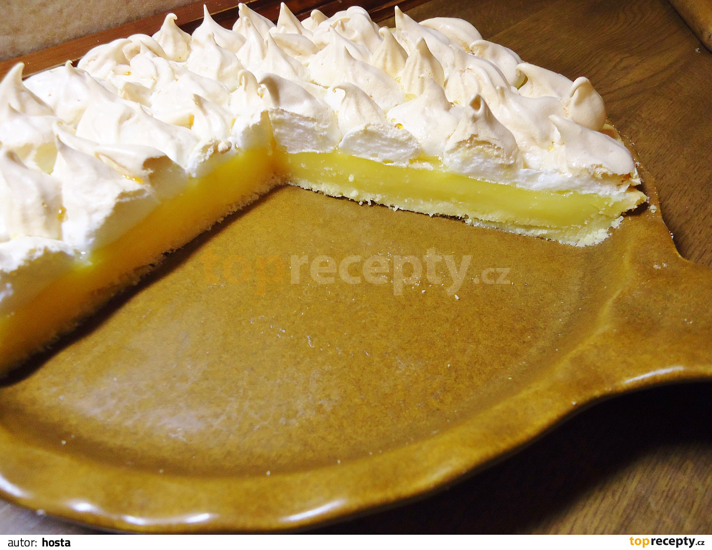 Francouzský citronový koláč recept - TopRecepty.cz