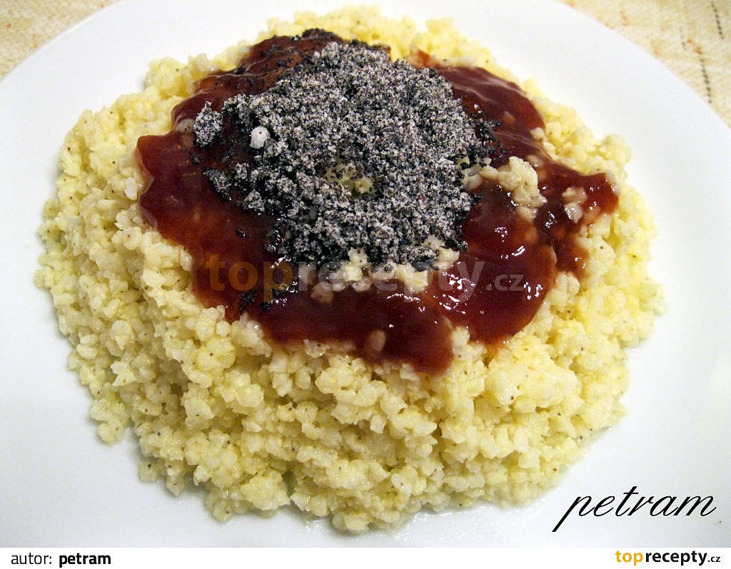 Jáhly s povidly a mákem recept - TopRecepty.cz