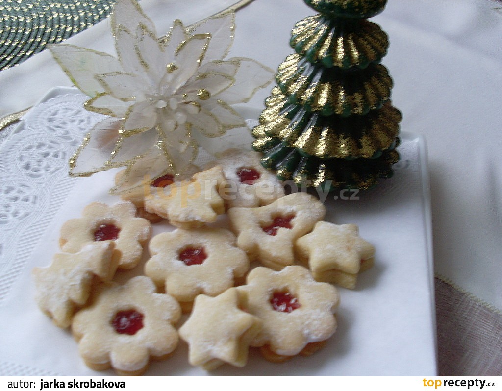 Linecké cukroví recept - TopRecepty.cz