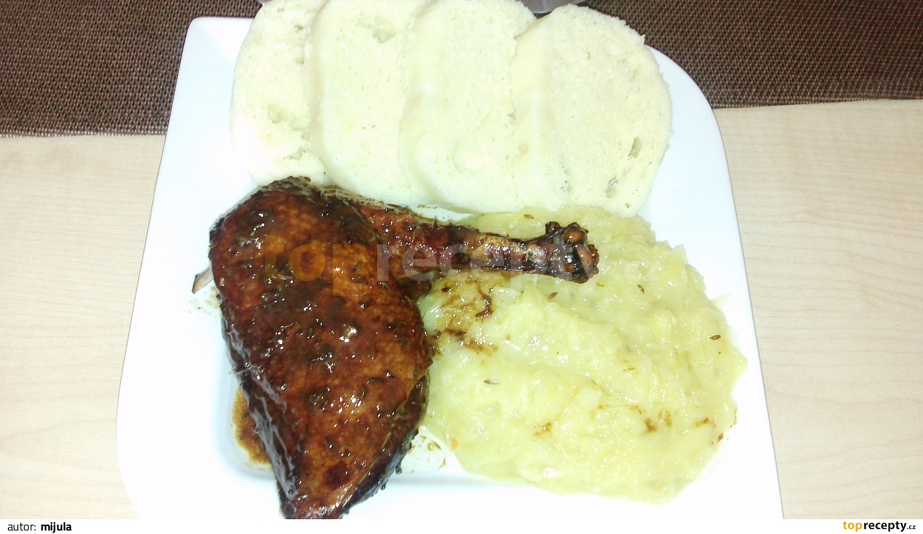 Pečená kačena recept - TopRecepty.cz