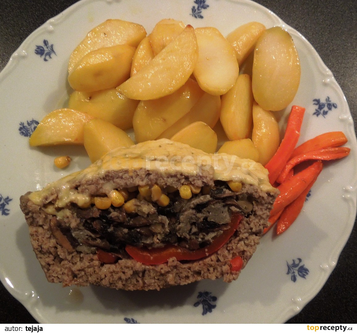Plněné mleté maso recept - TopRecepty.cz
