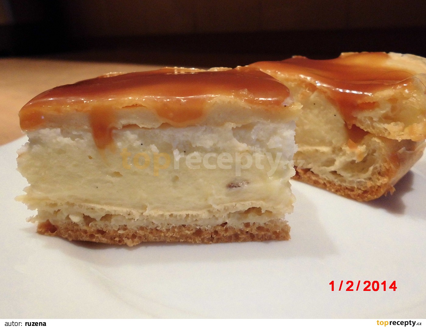 Karamelový větrník na plech - TopRecepty.cz