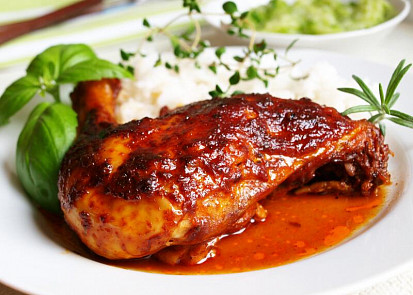 Kuře pečené v máslové marinádě - TopRecepty.cz