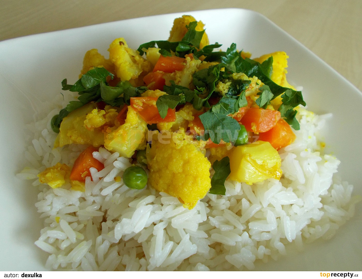 Květákové curry recept - TopRecepty.cz