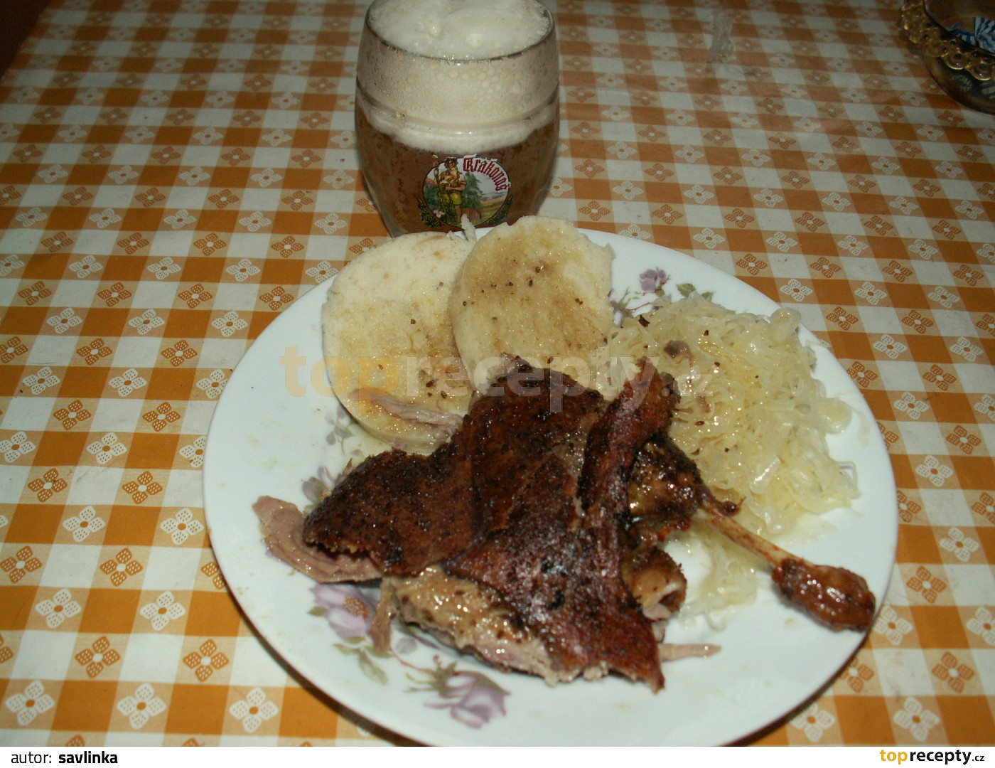 Pečená kachna recept - TopRecepty.cz