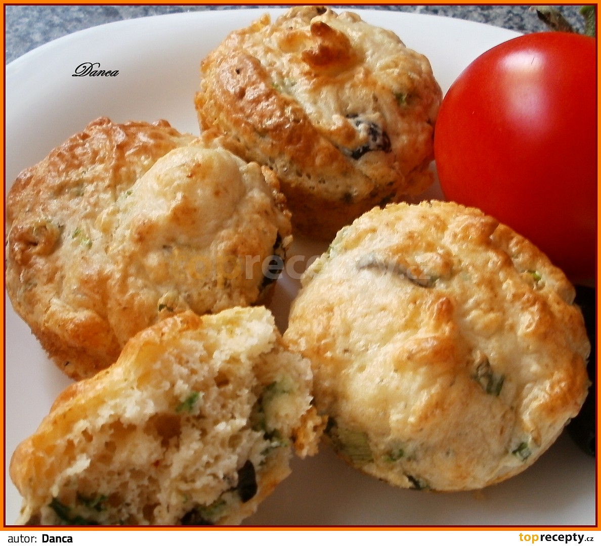 Slané "pizza" muffiny recept - TopRecepty.cz