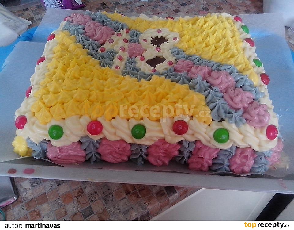 Barevný dort k 18 recept - TopRecepty.cz