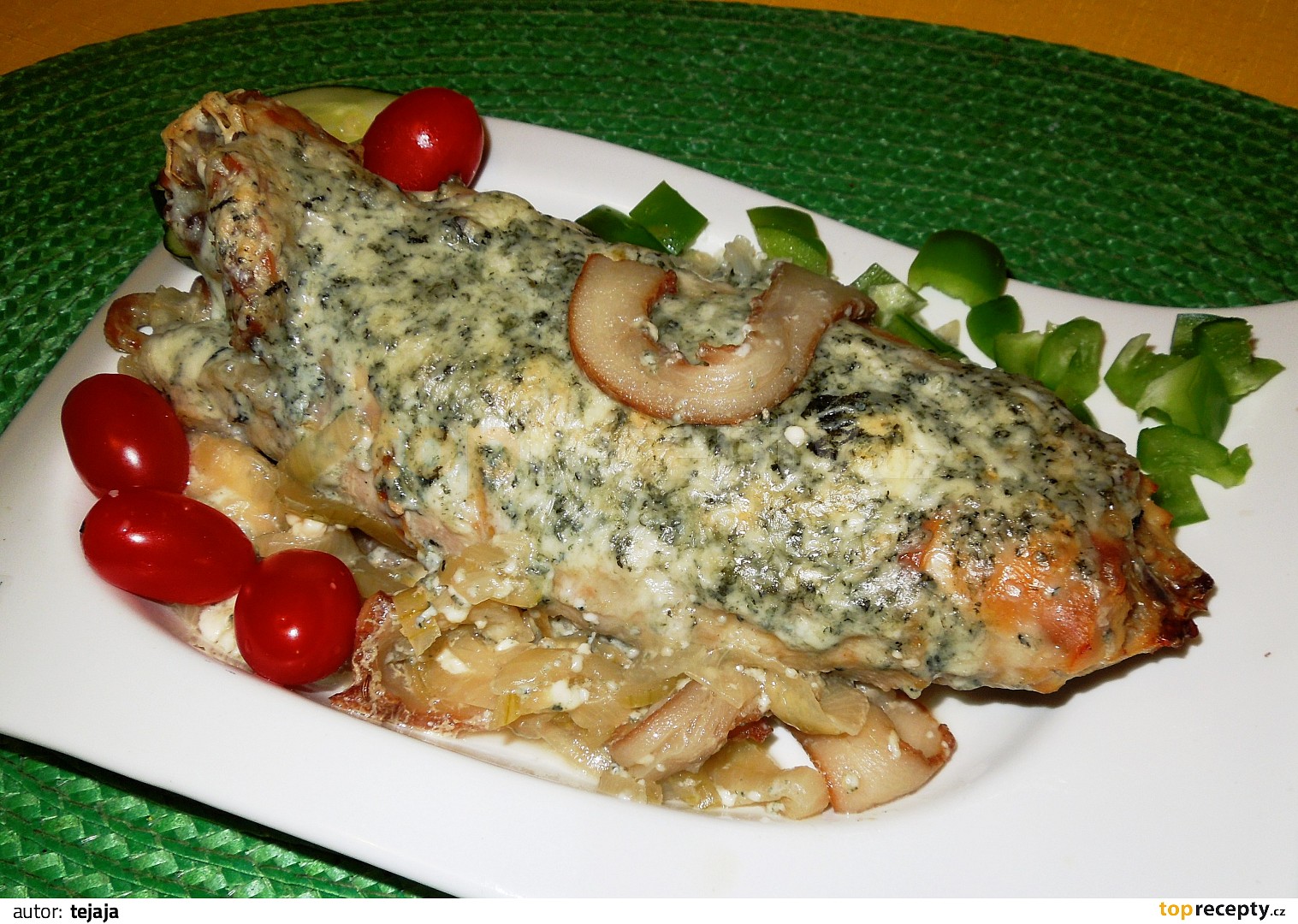 Pečený králík se sýrem Niva recept - TopRecepty.cz