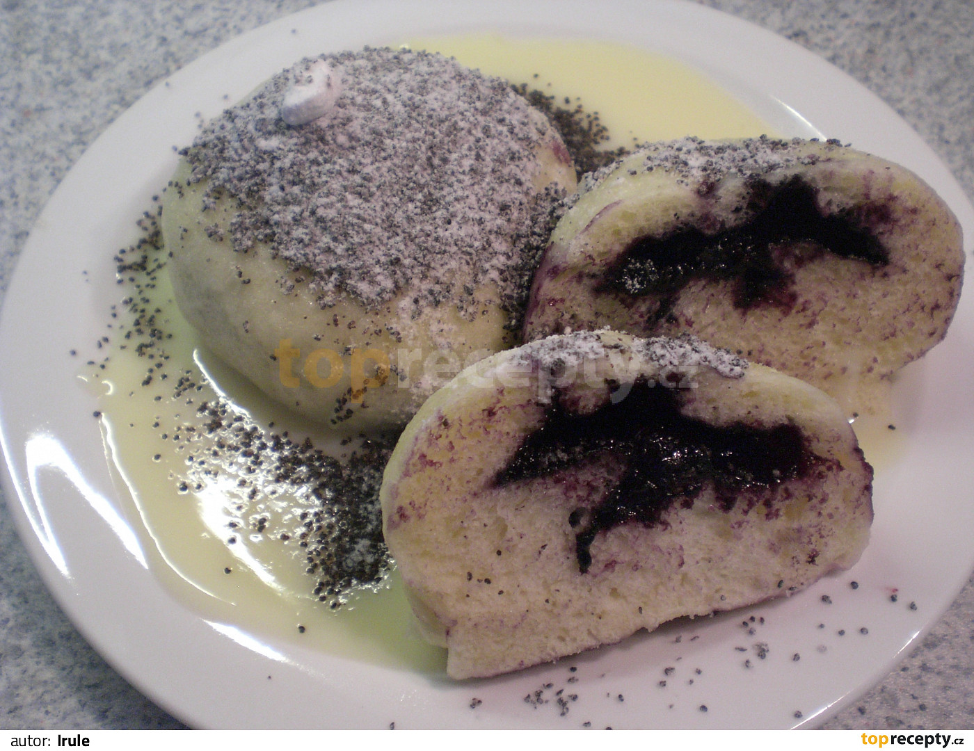 Alpský knedlík s krémem recept - TopRecepty.cz