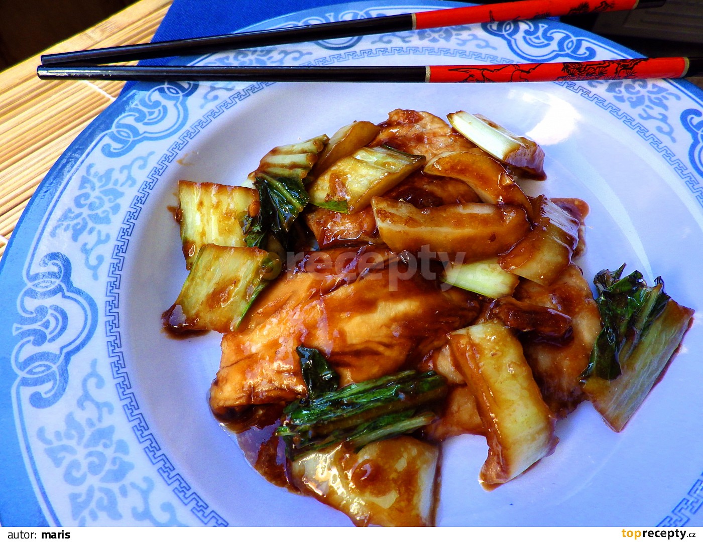 Mořská štika s čínským zelím Pak choi recept - TopRecepty.cz
