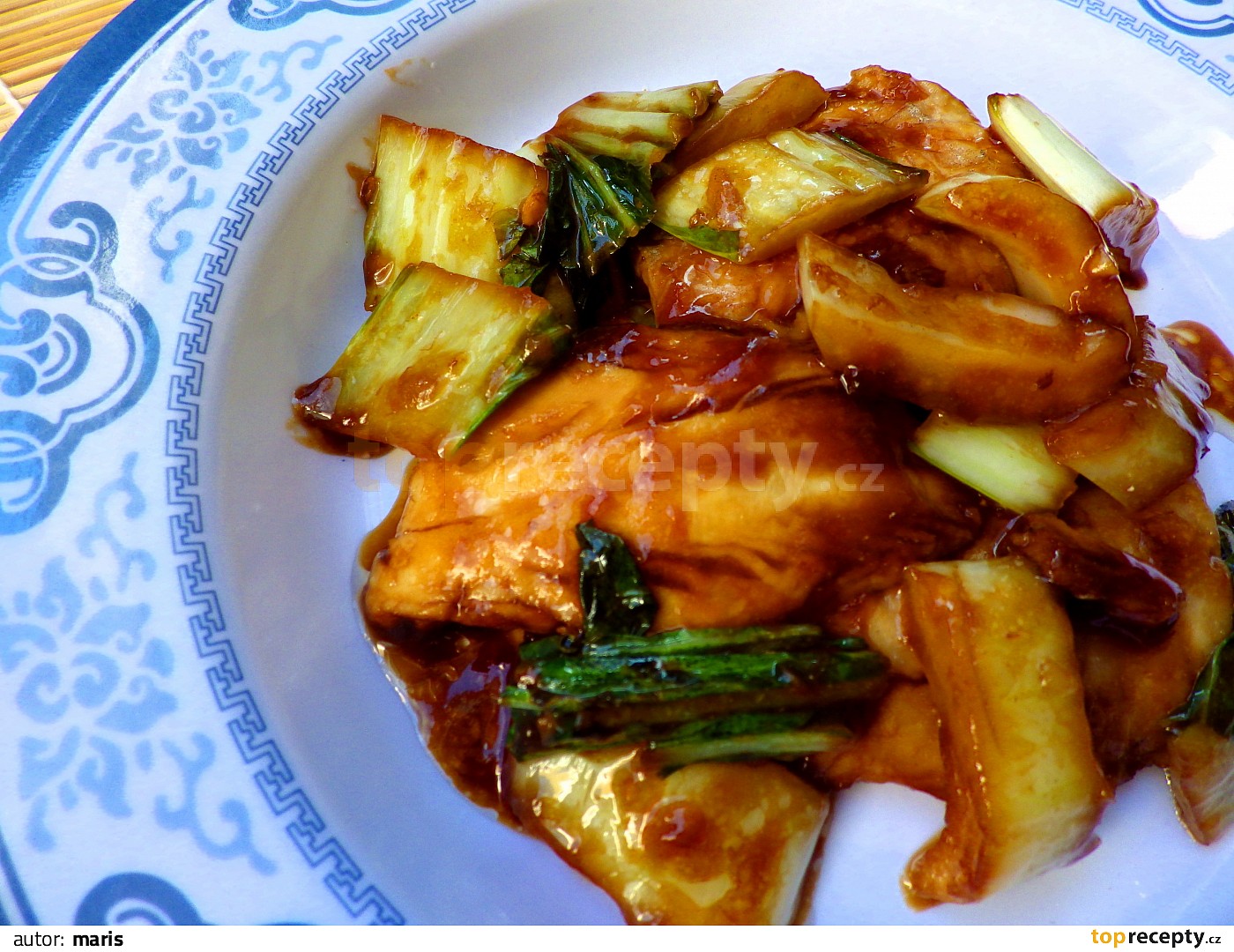 Mořská štika s čínským zelím Pak choi recept - TopRecepty.cz