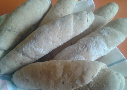 Grahamové rohlíky s ovesnými vločkami recept - TopRecepty.cz