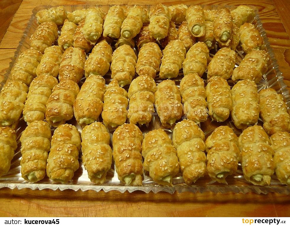Slané trubičky s Nivou recept - TopRecepty.cz