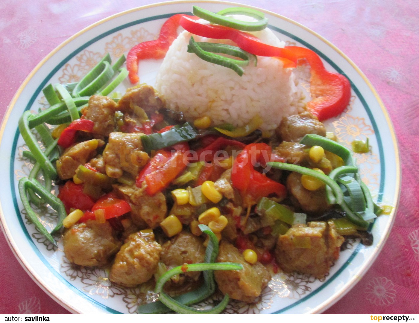 Sojové maso na zelenině recept - TopRecepty.cz