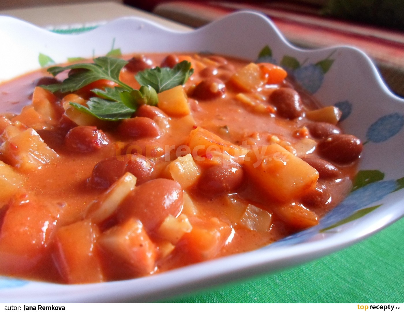Zeleninové fazole recept - TopRecepty.cz