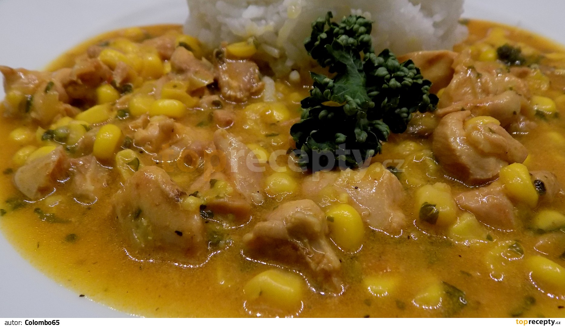 Kuřecí kousky Dijon s kukuřicí recept - TopRecepty.cz