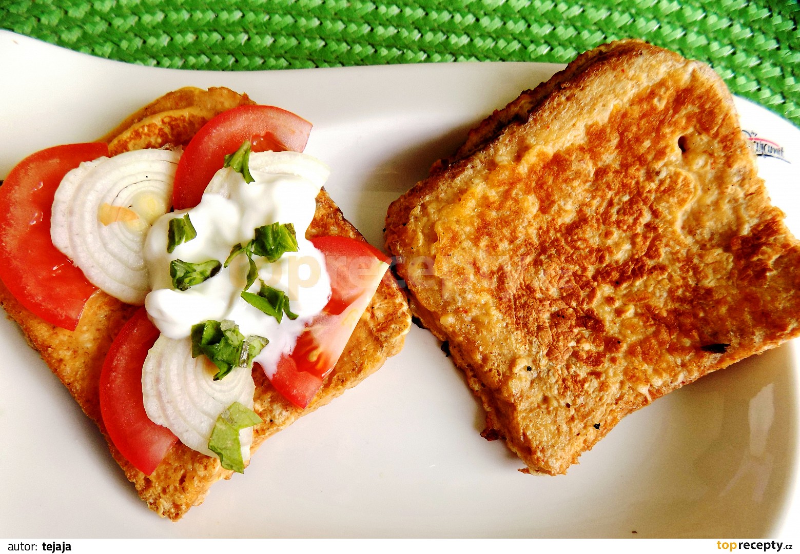 Letní obložené chlebíčky recept - TopRecepty.cz