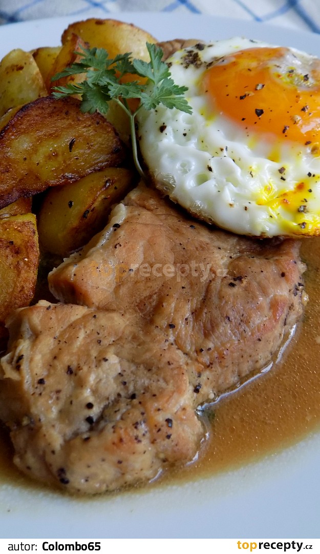 Vepřové karé na česneku recept - TopRecepty.cz