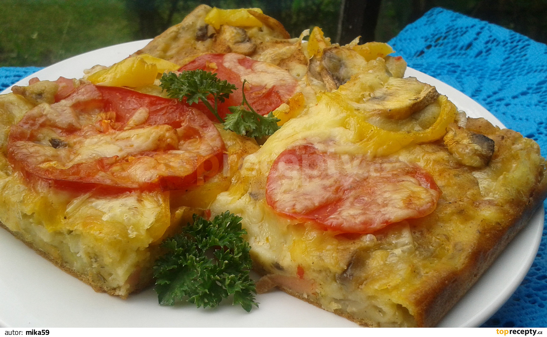 Jednoduchý a rychlý slaný koláč recept - TopRecepty.cz