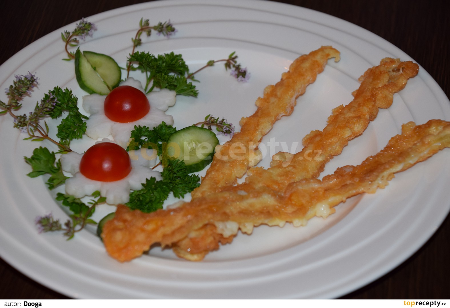 Smažený korbáčik s kuřetem - TopRecepty.cz