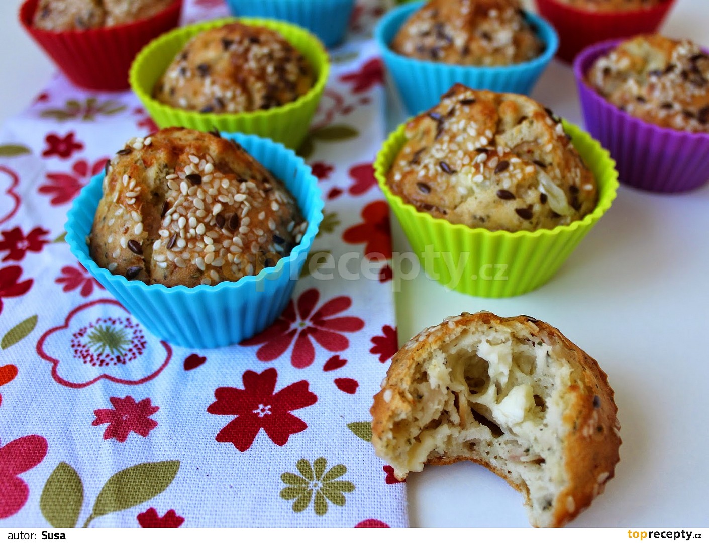 Slané muffiny recept - TopRecepty.cz