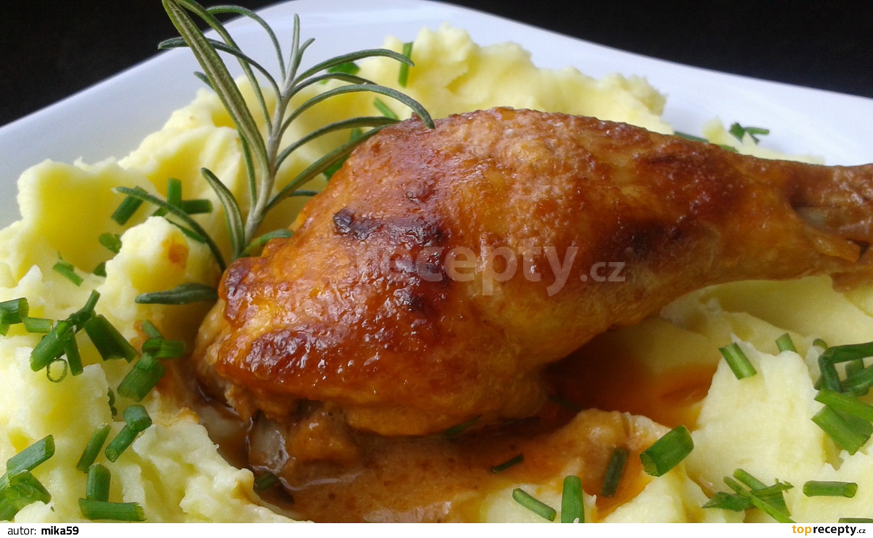 Kuře pečené v podmáslí recept - TopRecepty.cz