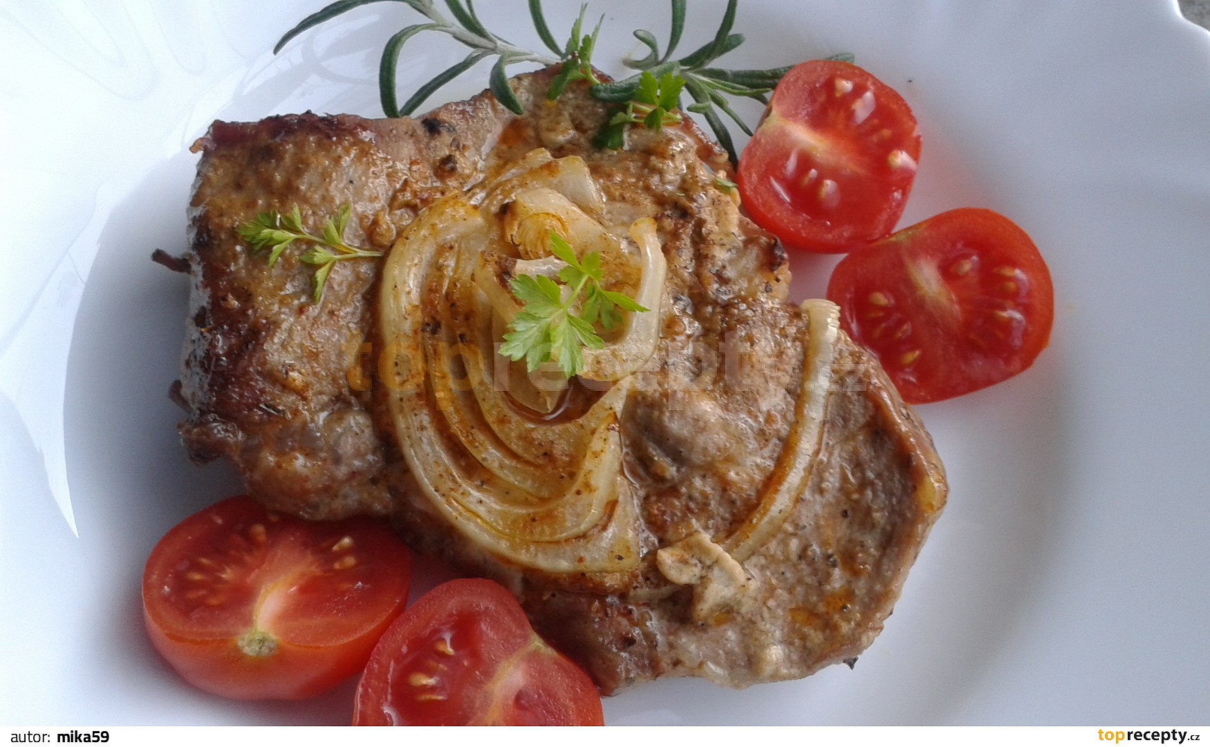 Krkovička na cibuli recept - TopRecepty.cz