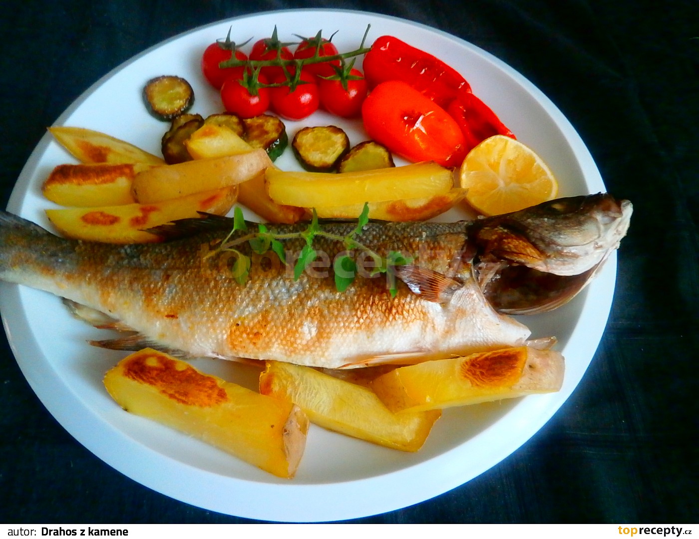 Mořský vlk s citronový pepřem recept - TopRecepty.cz