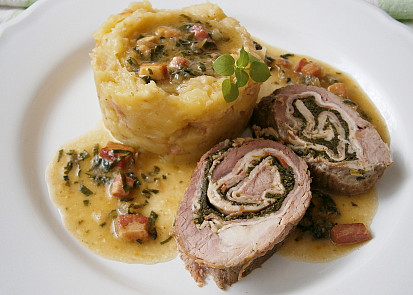 Vepřové rolády s jednoduchou náplní recept - TopRecepty.cz