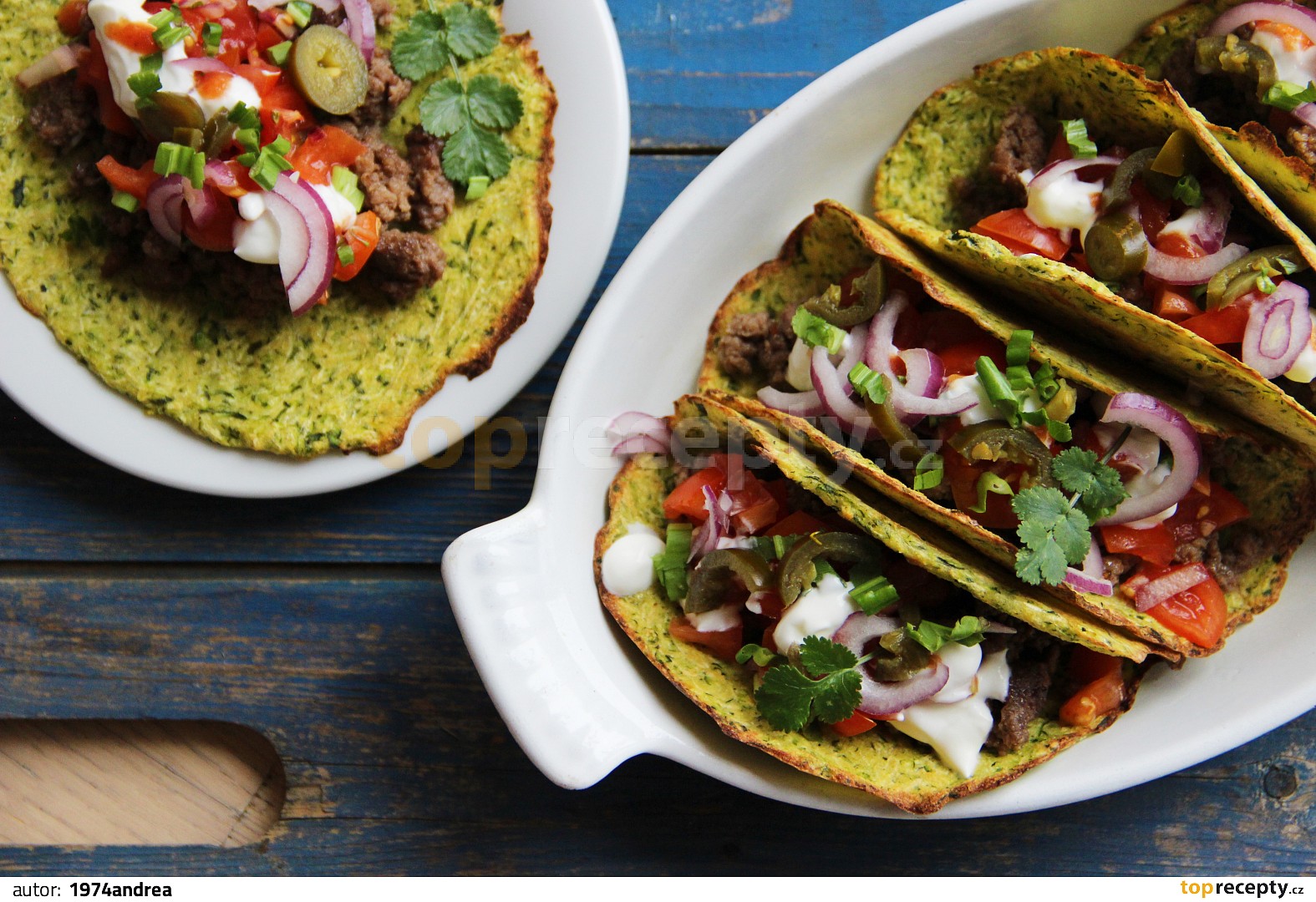 Cuketové "tacos" recept - TopRecepty.cz