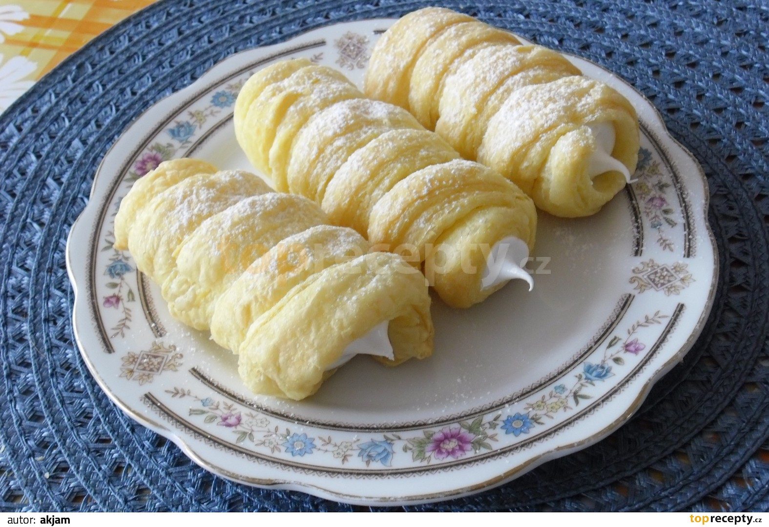 Nafoukané trubičky - TopRecepty.cz