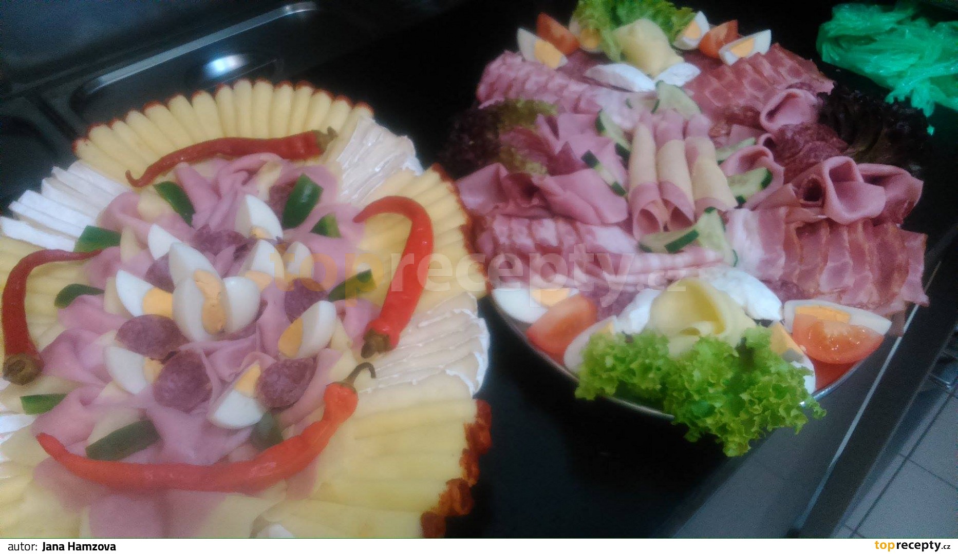 Obložené studené mísy recept - TopRecepty.cz