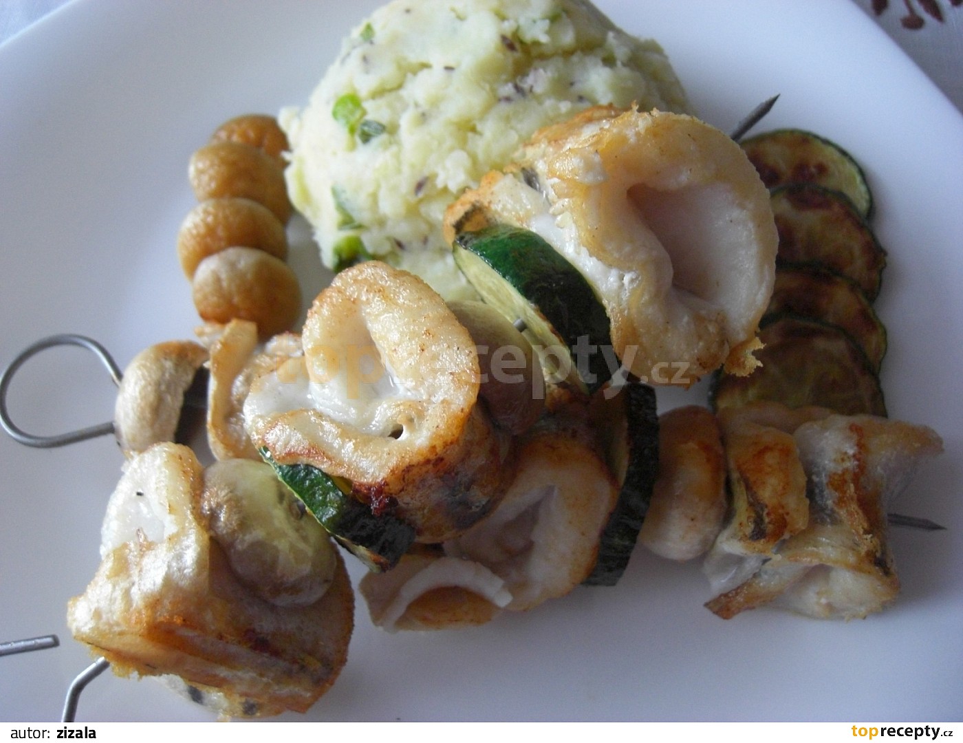 Rybí špízy recept - TopRecepty.cz