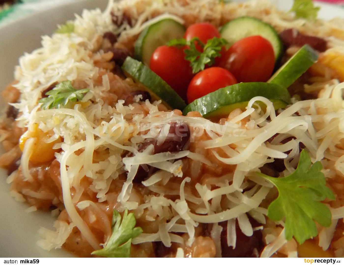 Rychlé bezmasé pikantní rizoto recept - TopRecepty.cz