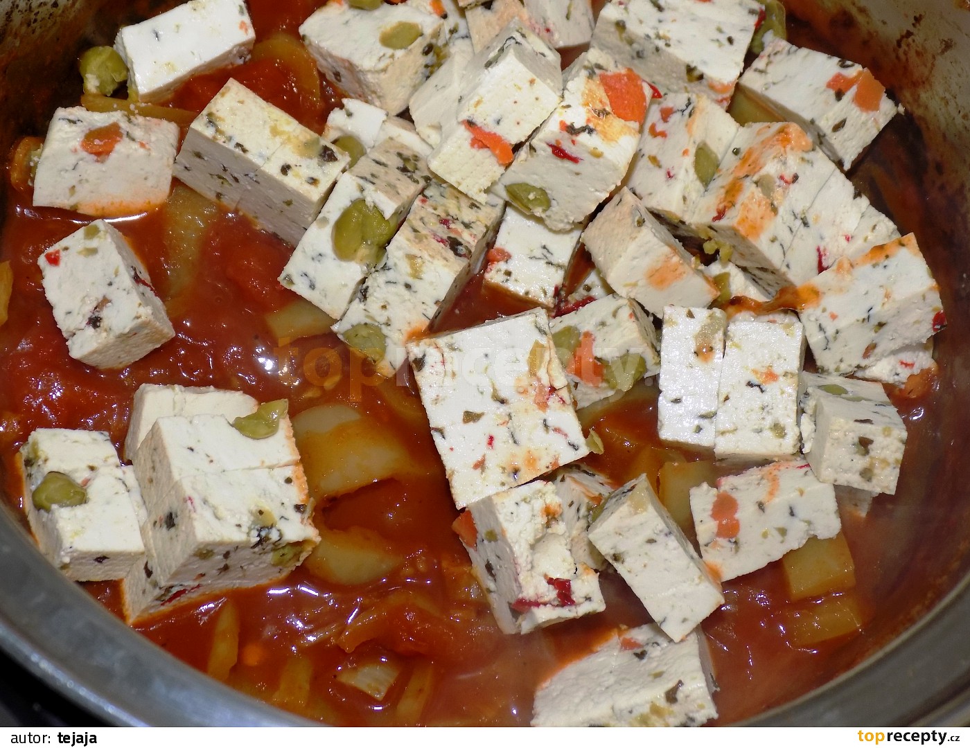 Tofu se zeleninou recept - TopRecepty.cz