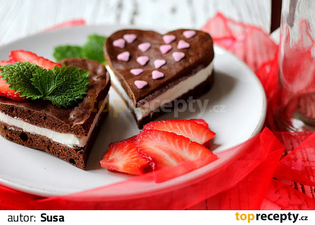 Valentýnská srdíčka recept - TopRecepty.cz