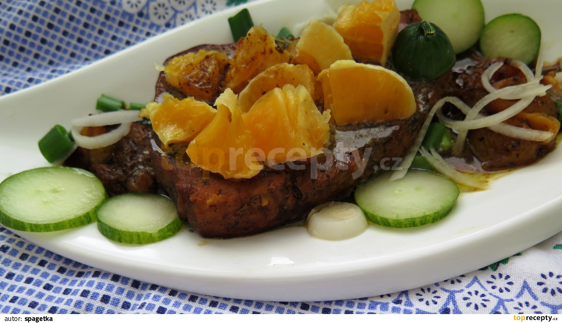 Mečoun v pomerančové zálivce recept - TopRecepty.cz