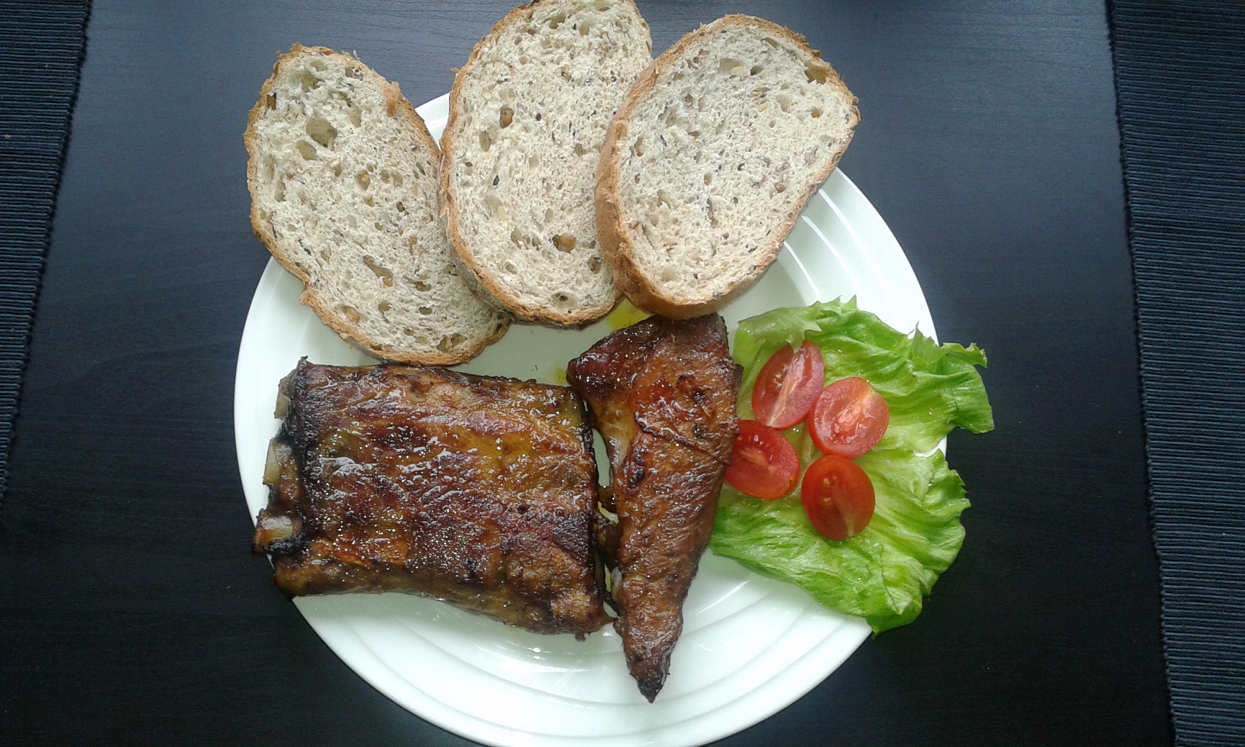 Pečená vepřová žebra recept - TopRecepty.cz