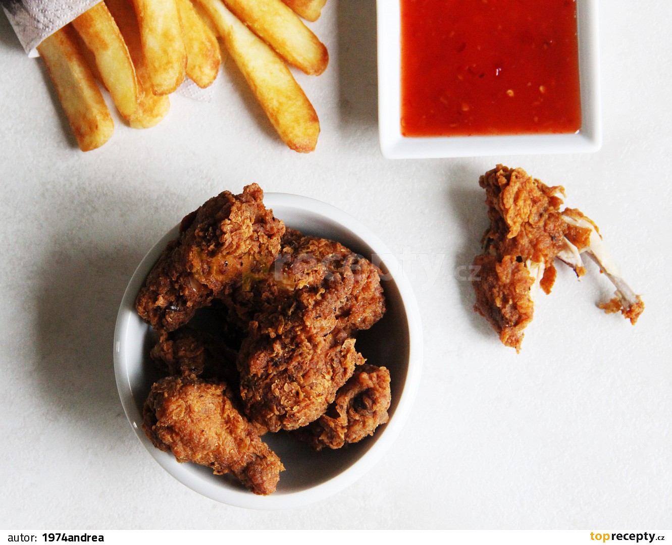 Hot wings - kuřecí křidélka KFC recept - TopRecepty.cz
