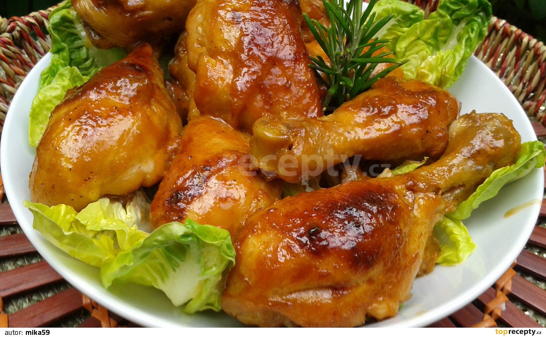 Kuřecí paličky pečené v marinádě recept - TopRecepty.cz